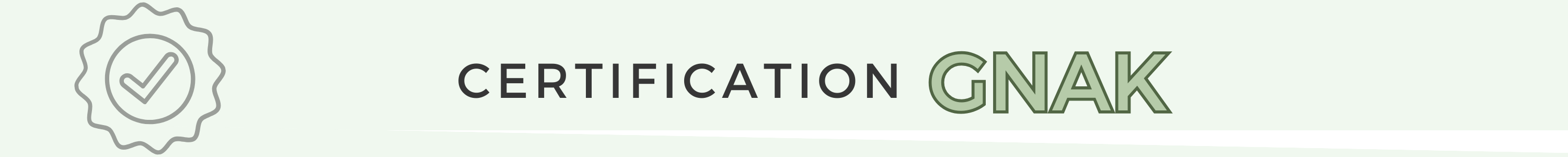Certification GNAK • Gnak